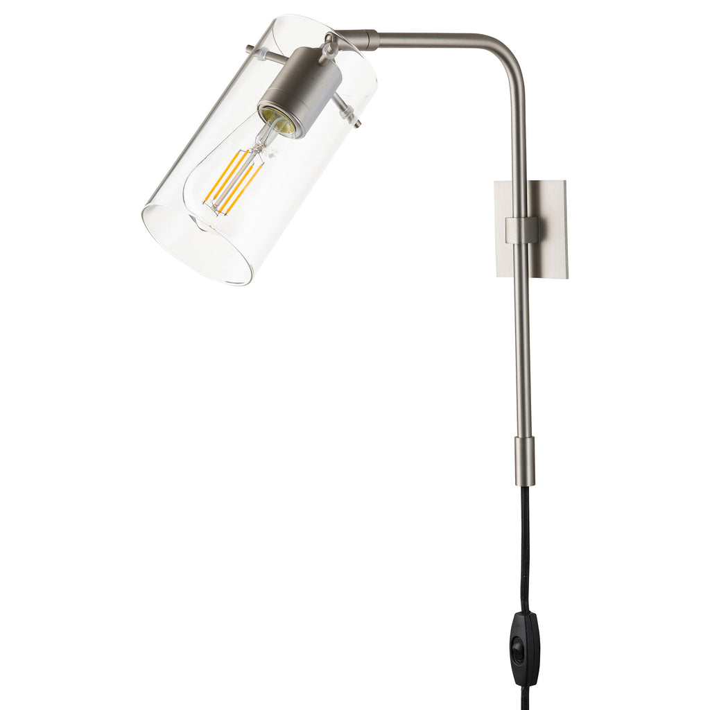 Gemma Plug-in Wall-Mounted Lamp With Easy On-Off Switch & Linea ...