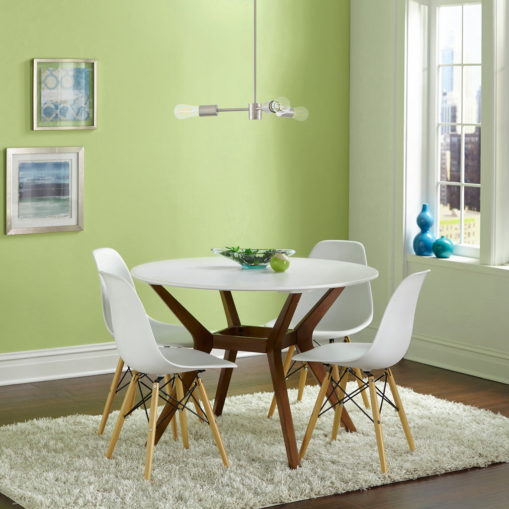 Geneva 3 Light Sputnik Chandelier with LED Bulbs & Linea Lighting ...