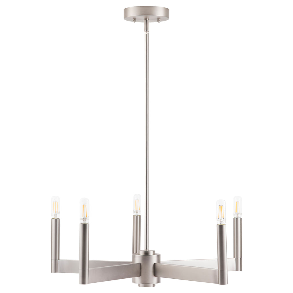 Trento 5 Light Dining Room, Living Room, Foyer Chandelier & Linea ...