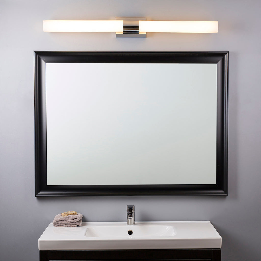 Perpetua 42 inch LED Bathroom Vanity Light, Integrated LED Light Strip ...