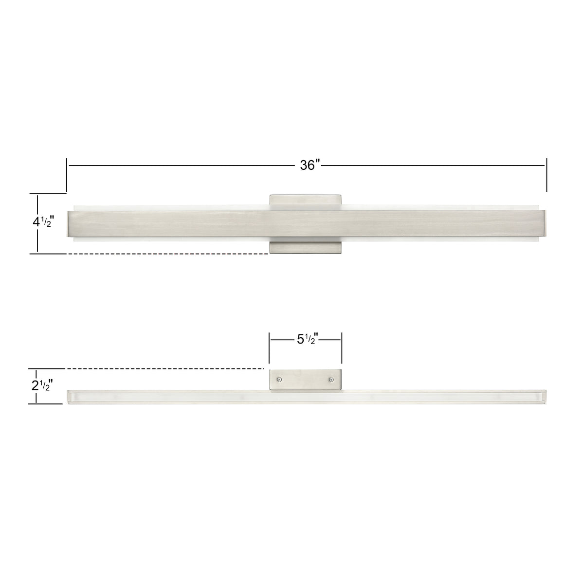 Sevano 36 inch LED Bathroom Vanity Light & Linea Lighting | Modern and ...